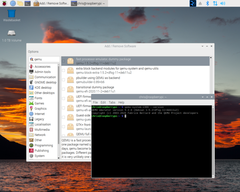 Building QEMU 8.0 on Raspberry Pi OS – www.chrisrcook.com