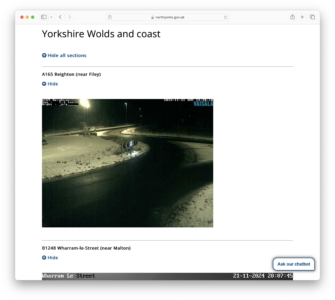 North Yorkshire Council Weather Station Cameras – www.chrisrcook.com