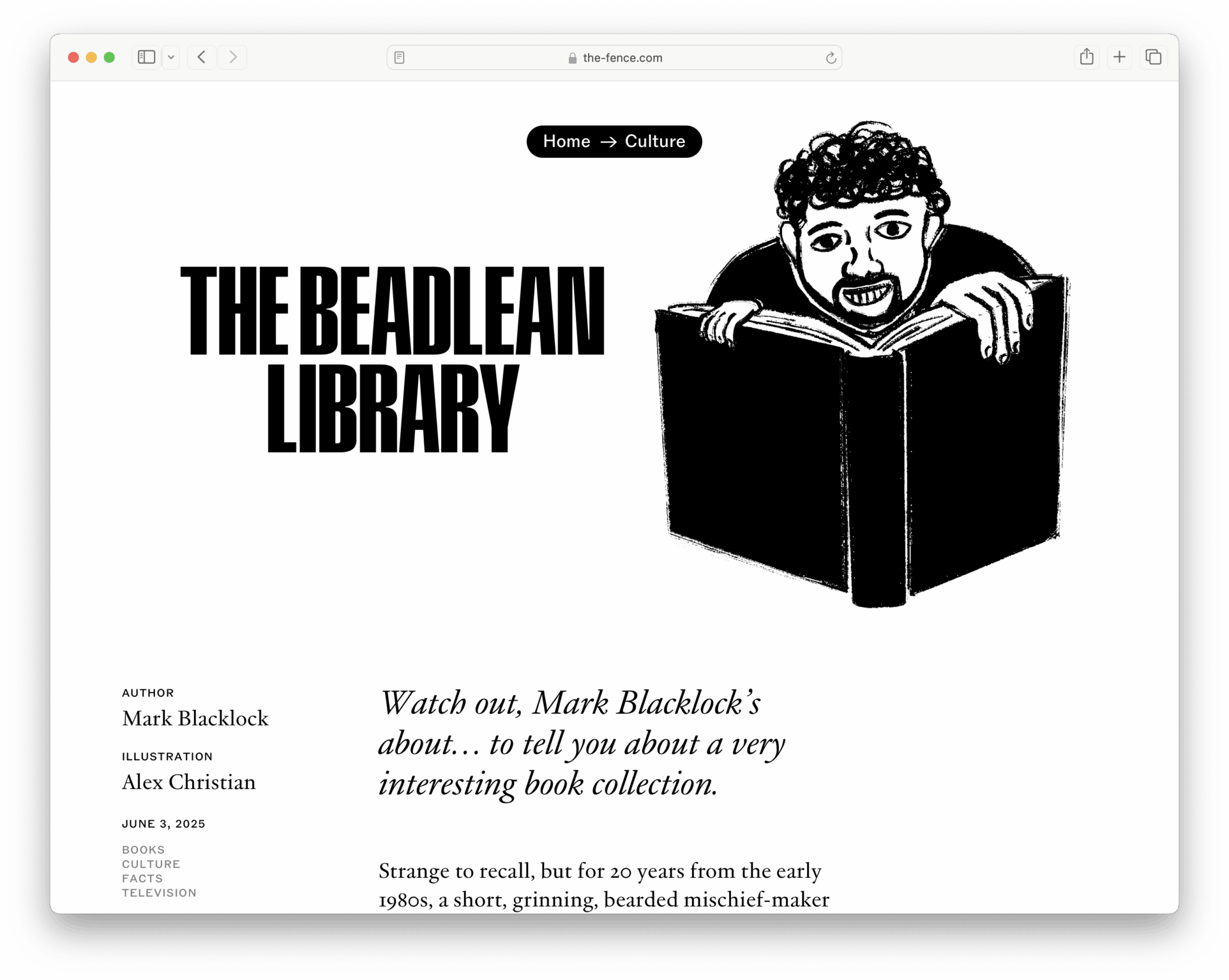 The Beadlean Library – www.chrisrcook.com