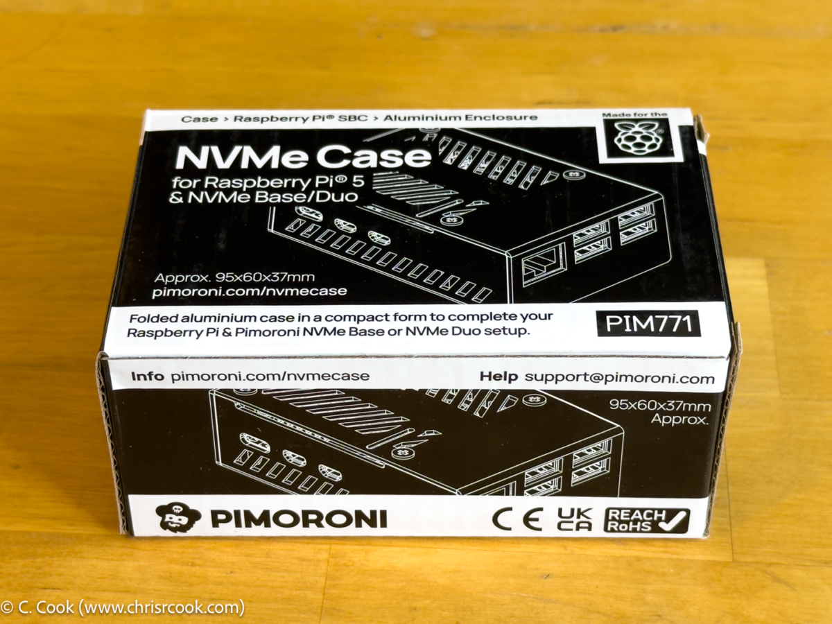 Pimoroni’s NVMe Base Case for Raspberry Pi 5 – www.chrisrcook.com